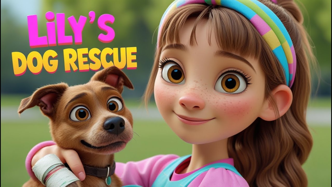Lily’s Dog Rescue || 3D Animated Story for Kids in English || Fun ...