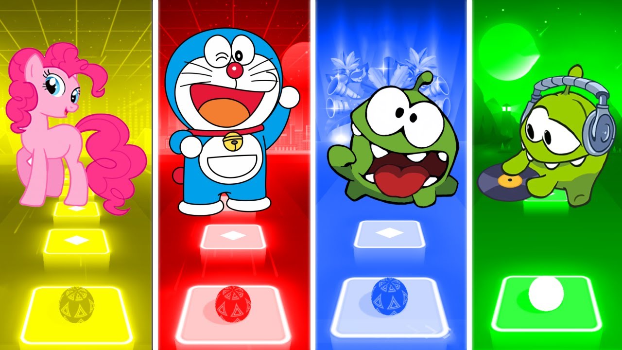 My Little Pony Vs Doraemon Vs Om Nom Vs Om Nom - Tiles Hop EDM Rush ...