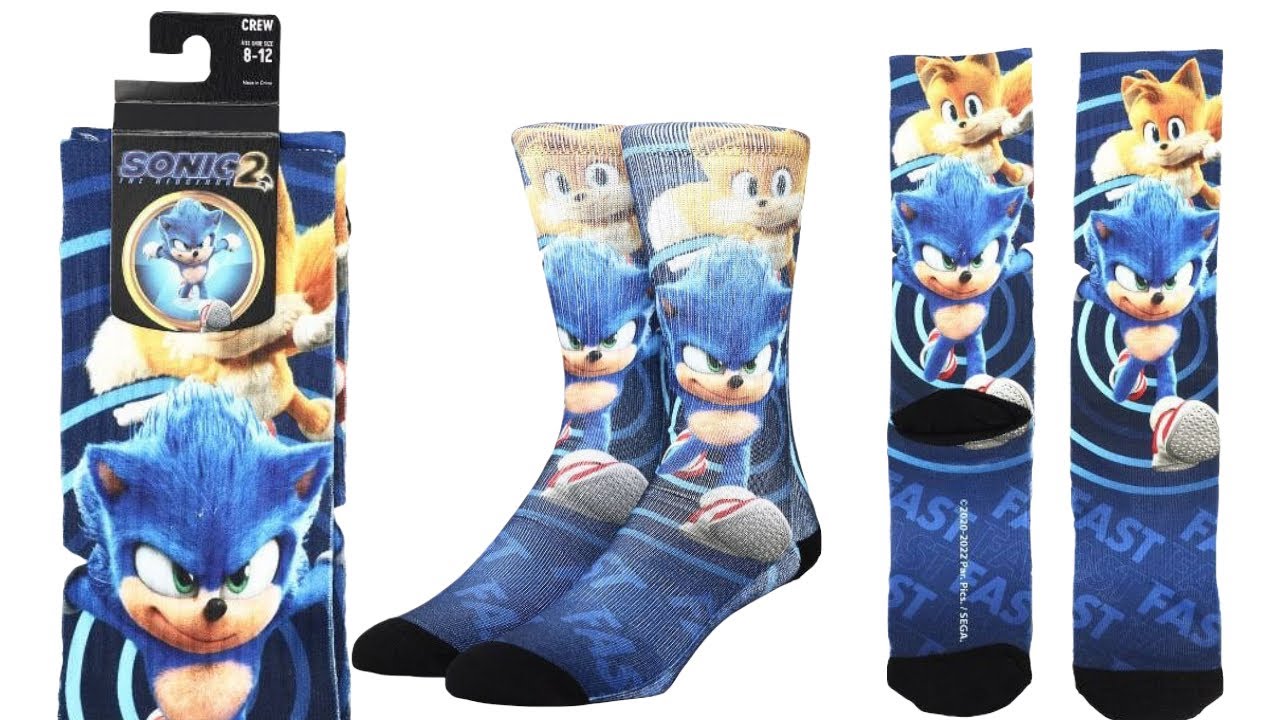Sonic Movie 2 Socks - YouTube