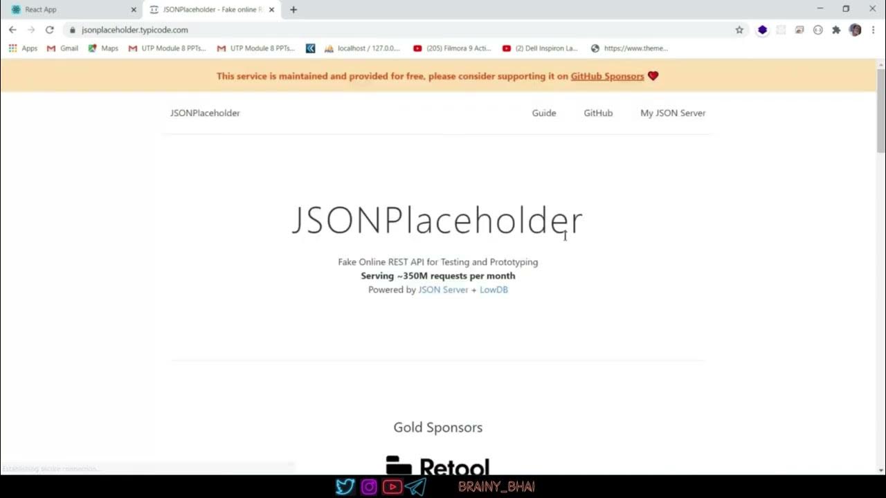 36 Fetch Methods Ll React Js Full Playlist 2022 Ll Brainy Bhai Youtube