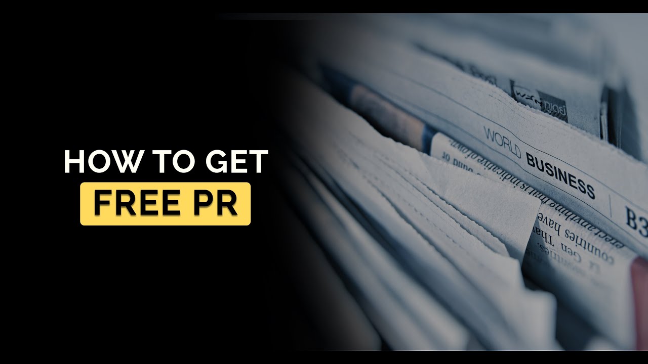 How to get FREE PR - YouTube