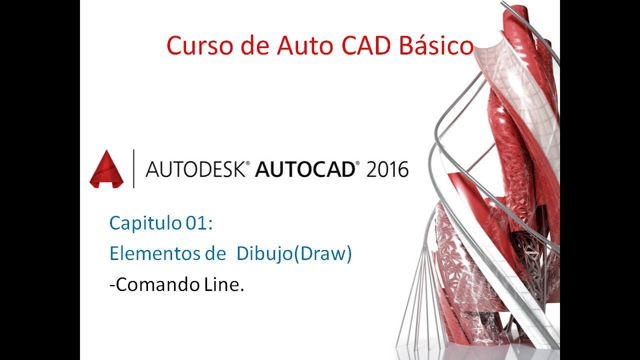 Capitulo 1: Como usar linea en AutoCAD, Curso de AutoCAD 2016 Comando ...