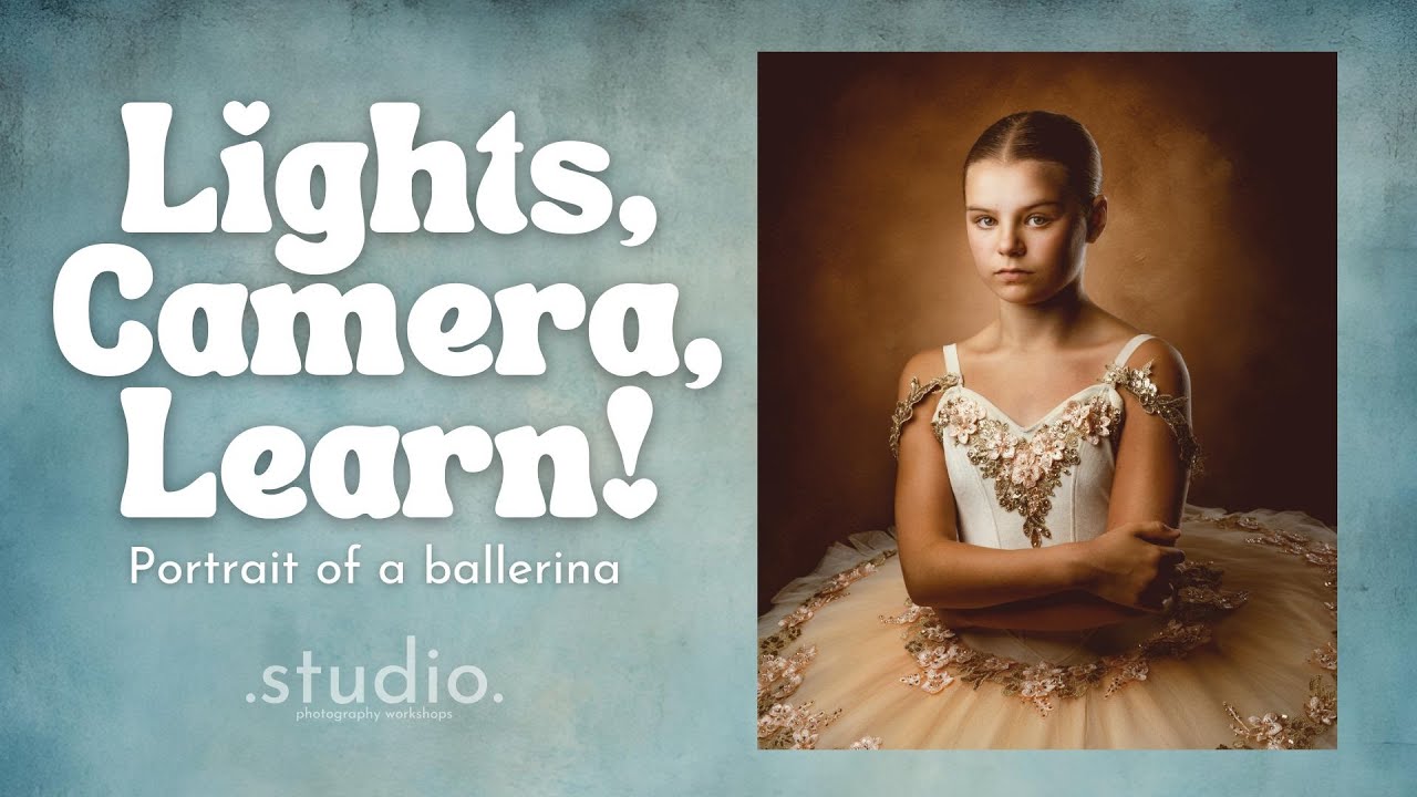 Lights, Camera, Learn! - A Portrait of a ballerina (Image walkthrough) - YouTube