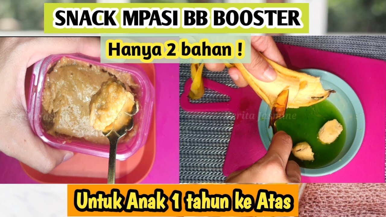 SNACK MPASI BB BOOSTER | UNTUK 1 TAHUN KE ATAS HANYA DUA BAHAN SAJA ...