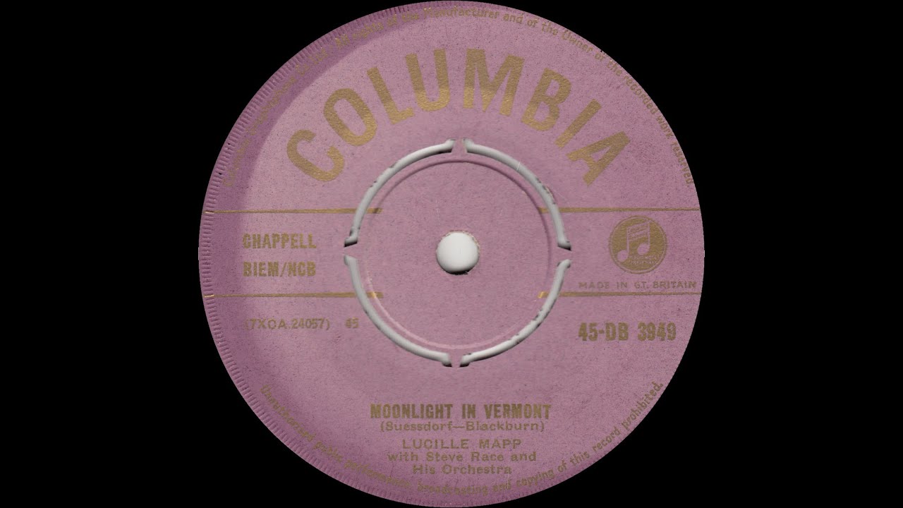 Lucille Mapp - Moonlight In Vermont - YouTube