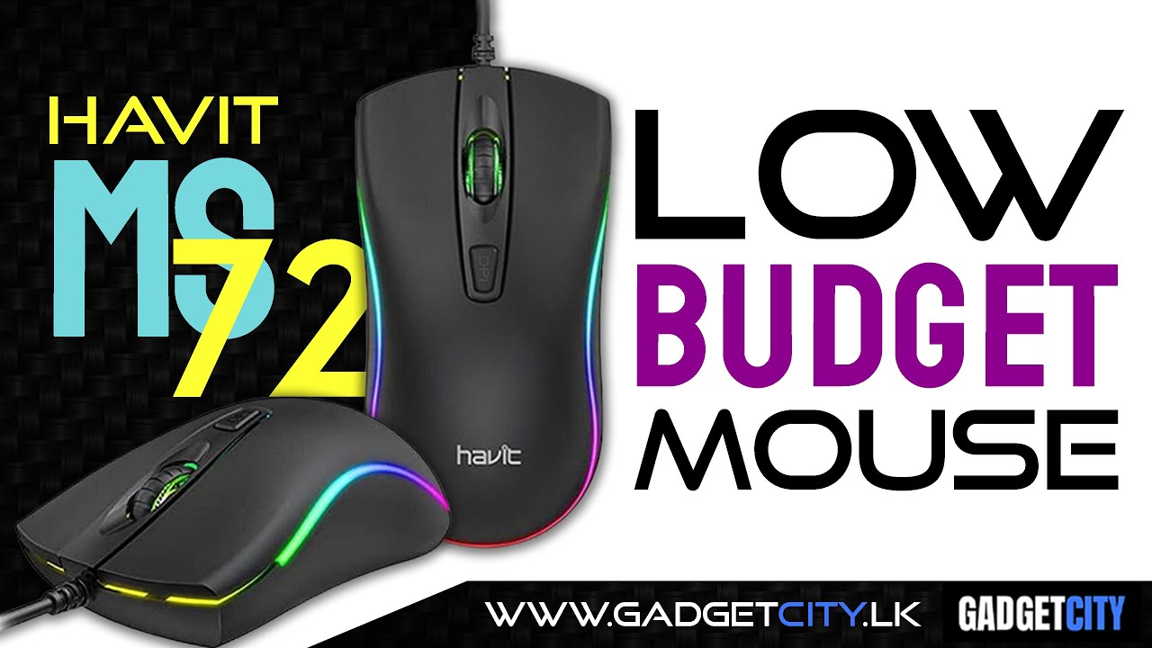Havit MS72 RGB Optical Wired Mouse | Sinhala Review #havit #gadgetcity ...