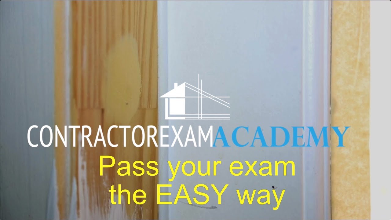 Pass your Contractor Exam easily - YouTube