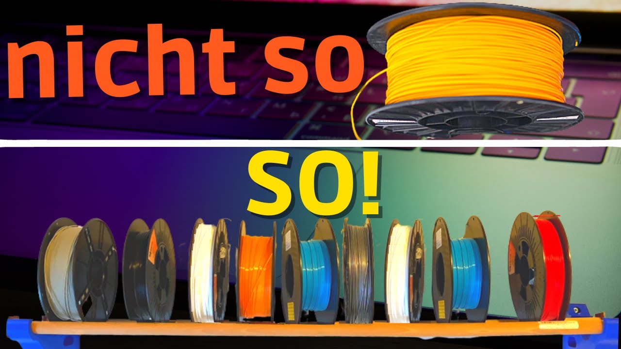 Regal aus dem 3d Drucker für Filament - YouTube