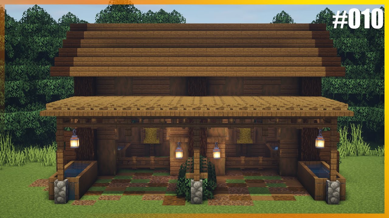 Minecraft Medieval Stable