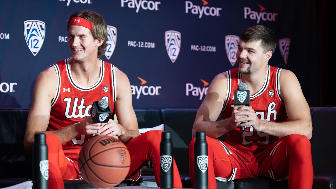 Branden Carlson and Rollie Worster Press Conference | 2023 Pac-12 Men’s ...