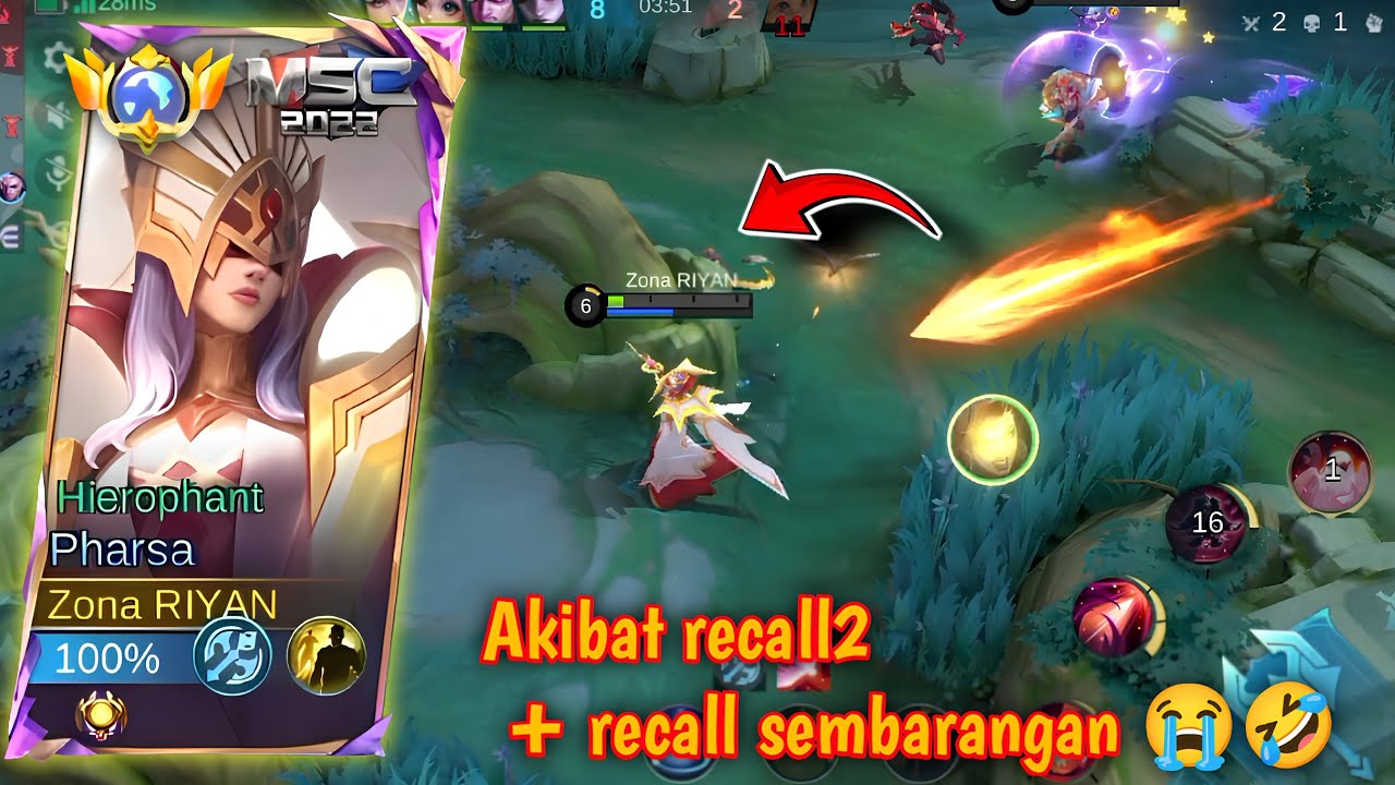 GAMEPLAY PHARSA SOLO RANK || BUILD TERSAKIT PHARSA - MLBB - YouTube