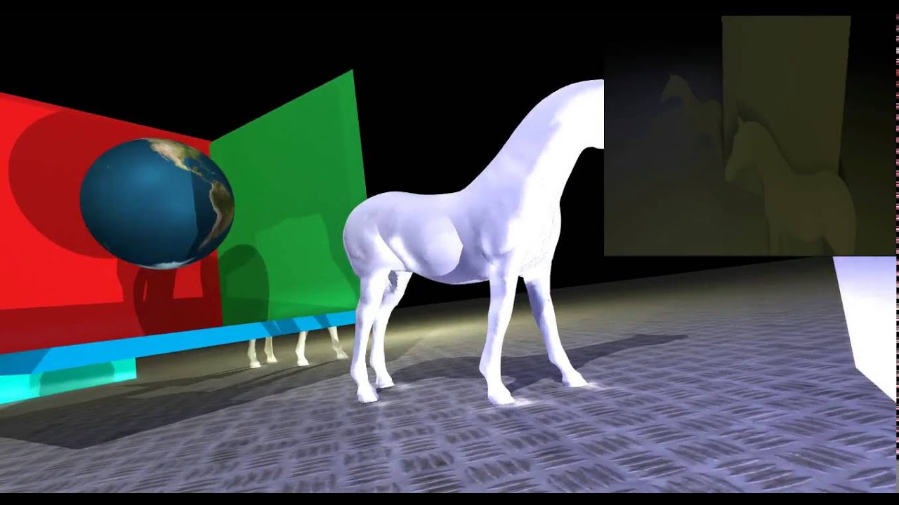 Open GL 3D graphics + GI (using reflective shadow maps) - YouTube