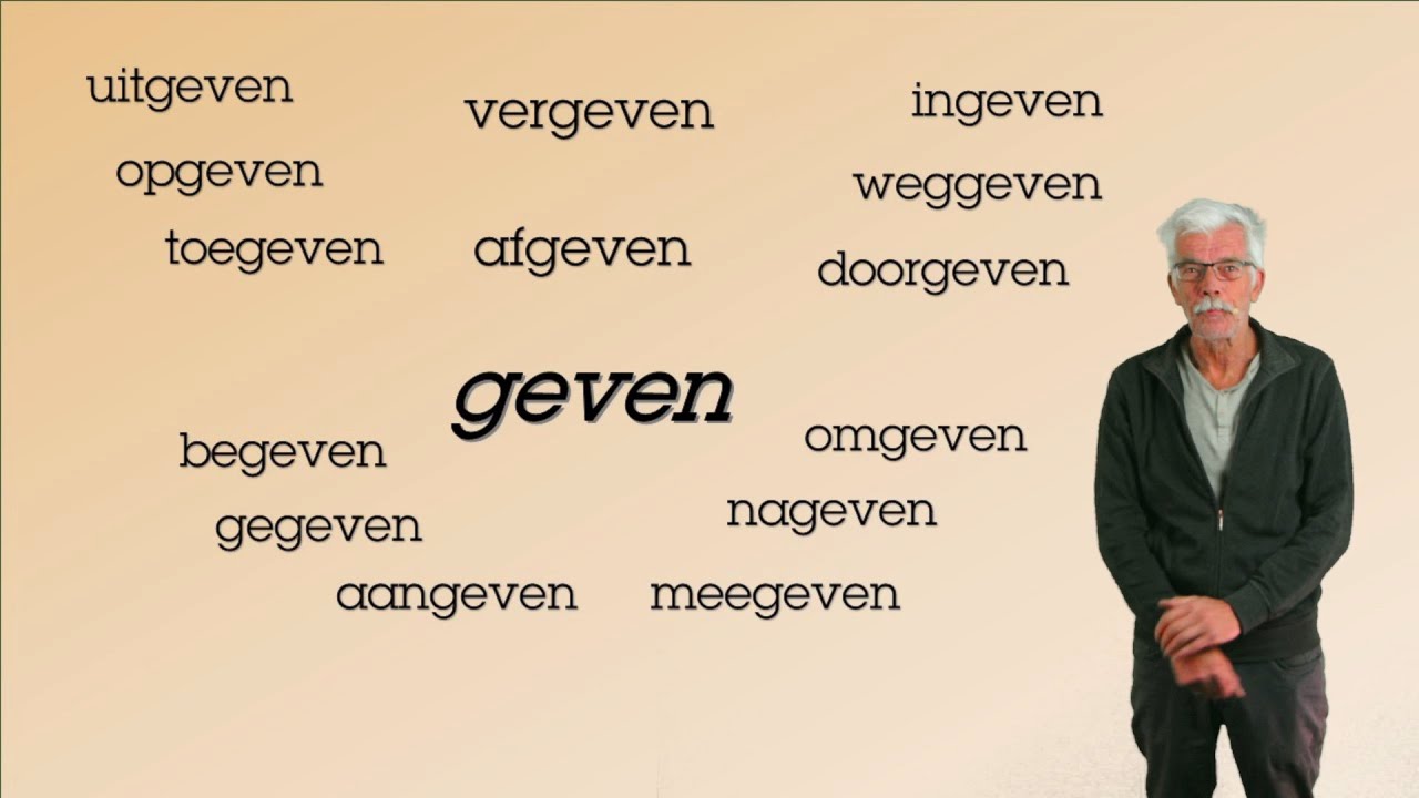 Niveau A1/A2/B1: het werkwoord 'geven' - YouTube