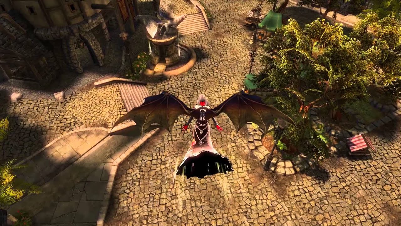 Bat Wings Glider [Fledermausflügel-Gleitschirm] - Guild Wars 2 - YouTube