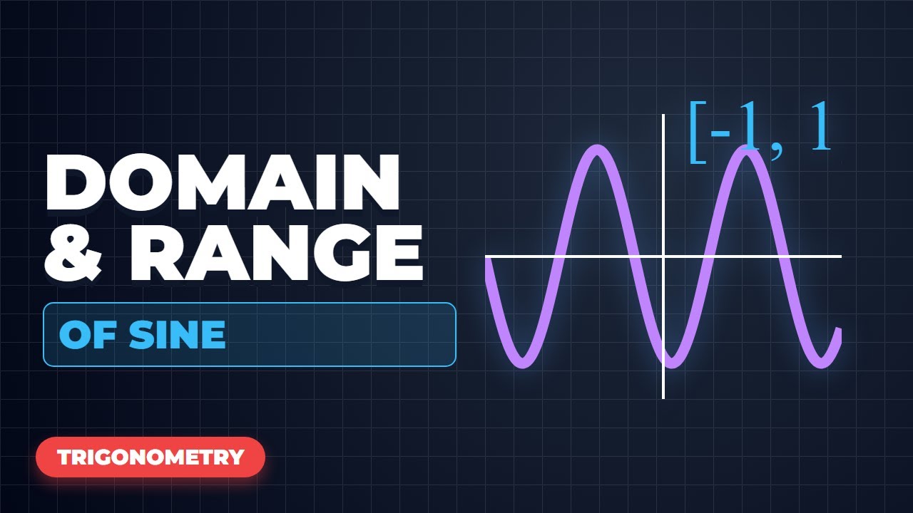 Domain and Range of Sine Function Explained | Trigonometry Basics - YouTube