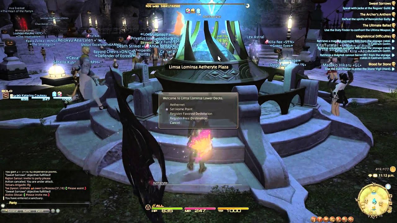 Final Fantasy XIV Rogue Level 25 Quest - YouTube