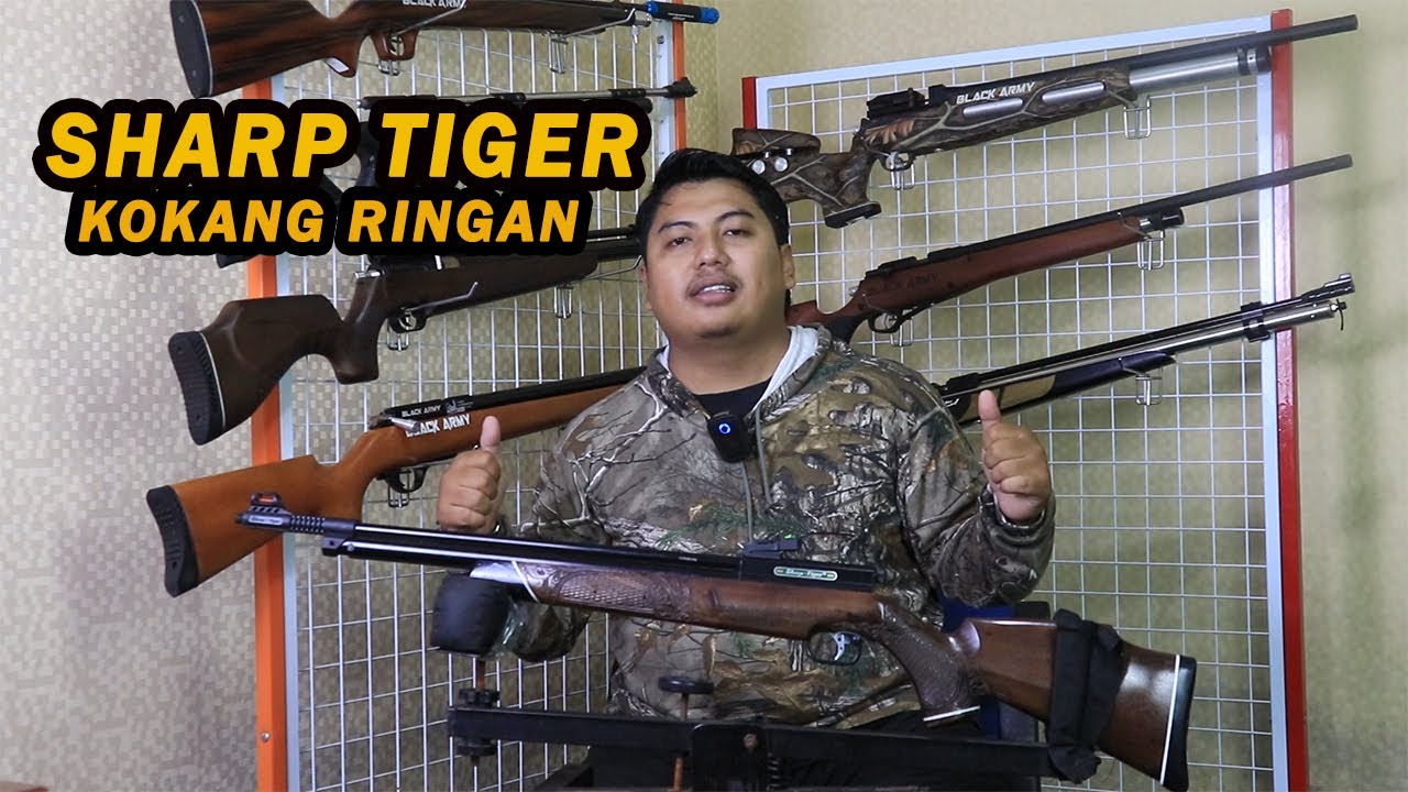SENAPAN ANGIN SHARP TIGER SENAPAN KEREN BANGETT - YouTube