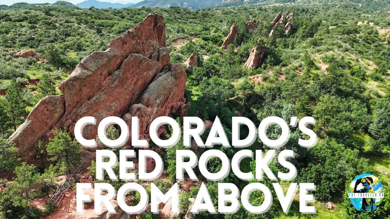 Red Rock Canyon Colorado Springs in 4K Drone | Stunning Aerial Views of ...