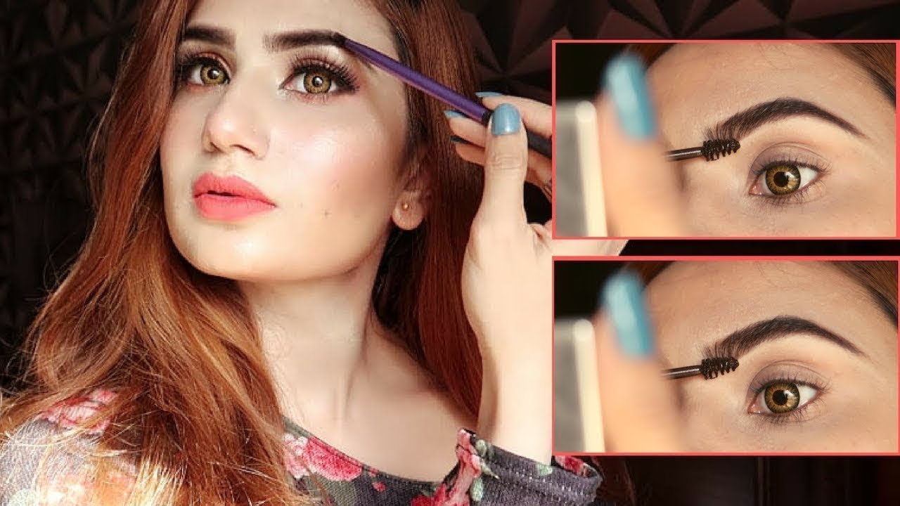 EASY EYEBROW TUTORIAL - Tips that every girl should know! - SidraMehran ...