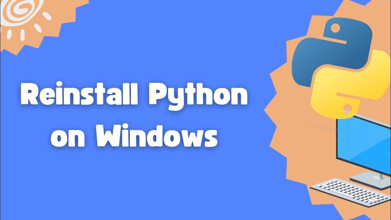 How to reinstall Python in Windows - YouTube