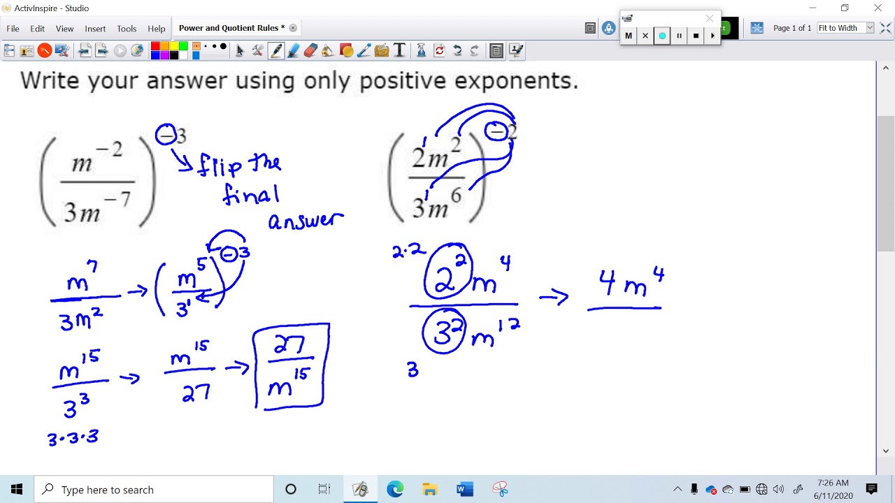 Power And Quotient Rules With Negative Exponents Problem Type 1 YouTube power-and-quotient-rules-with-negative-exponents-problem-type-1-youtube