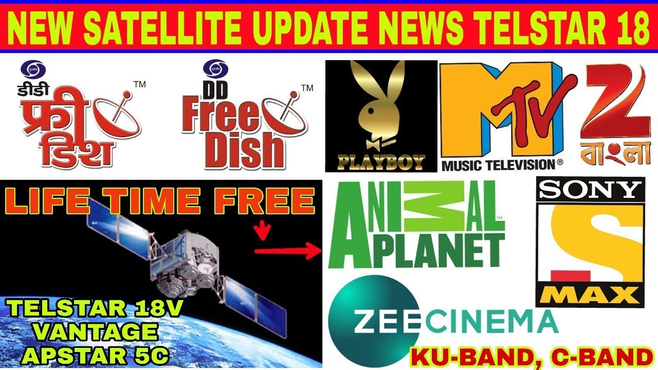 TELSTAR 18 V VANTAGE APSTAR 5C 138°E NEW SATELLITE - YouTube