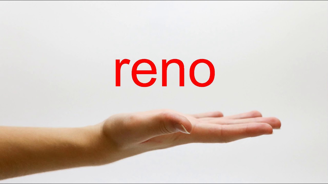 How to Pronounce reno - American English - YouTube
