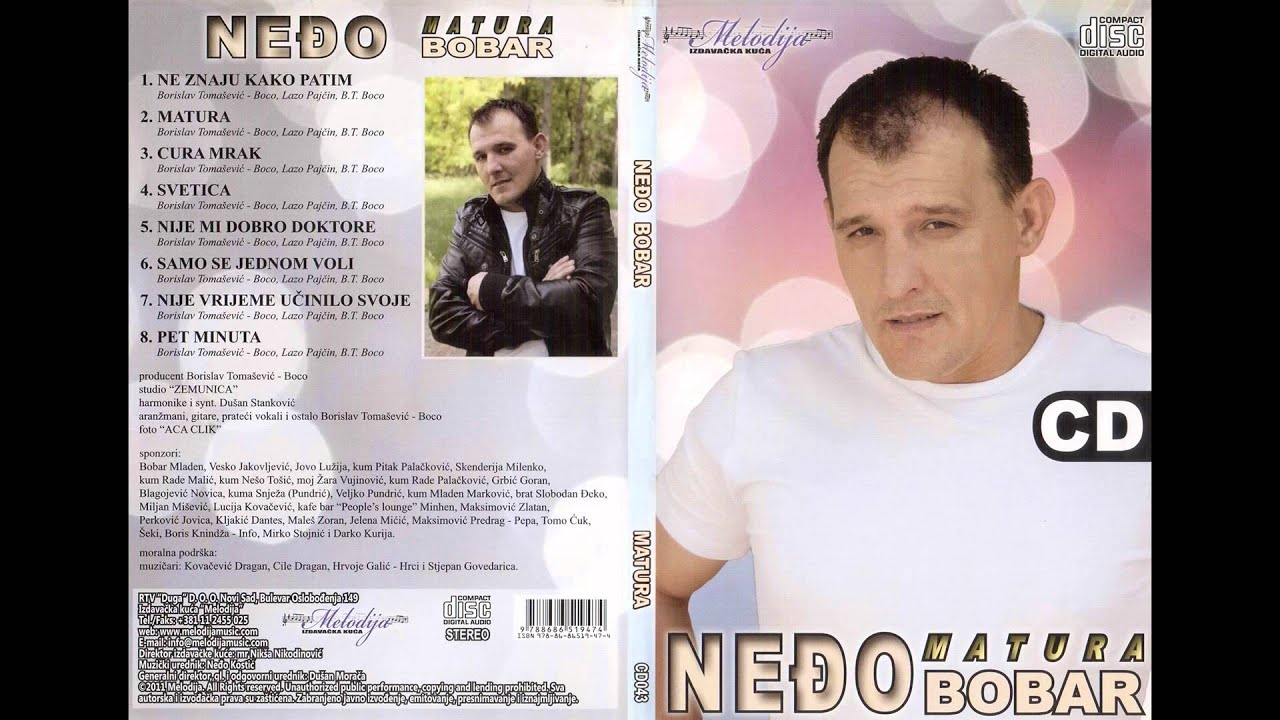Nedjo Bobar - Pet minuta - (Audio 2011) - YouTube