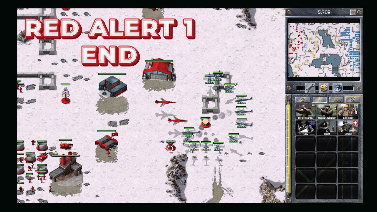 Red Alert 1 (Allied Campaign) #END: Tiến vào Moscow - YouTube