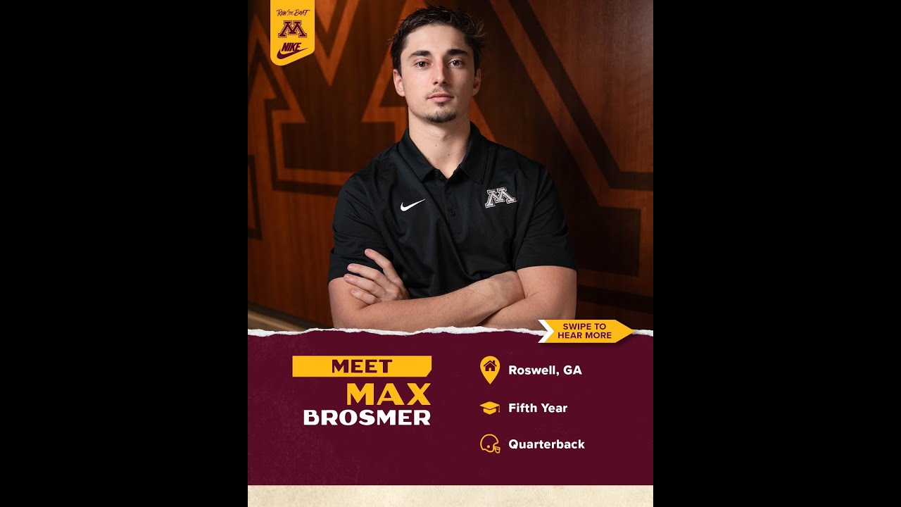 Meet the Gophers | Max Brosmer - YouTube
