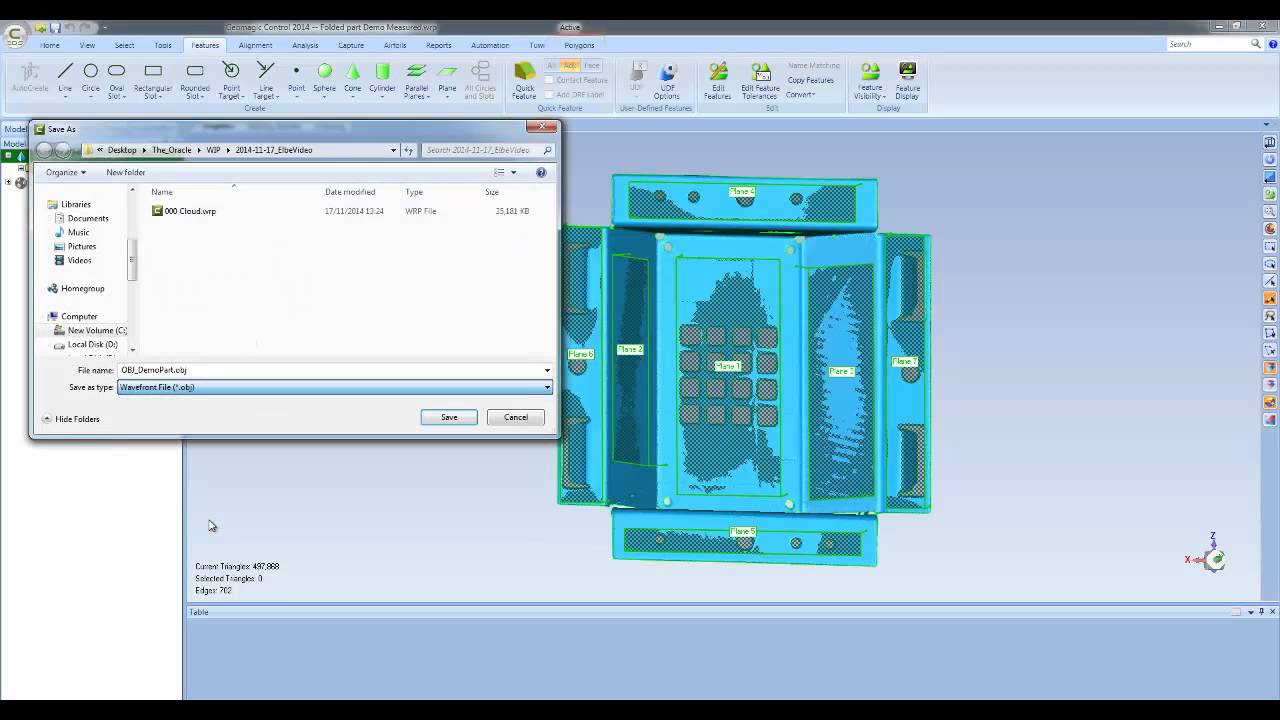 Reverse Engineering an InspecVision scan to Solidworks with Geomagic ...