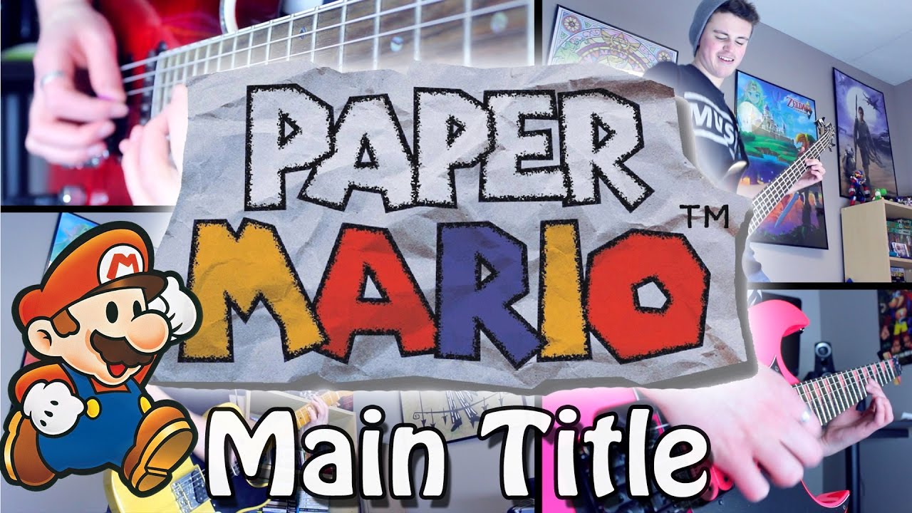 Main Title - Paper Mario (Rock/Metal) Guitar Cover - YouTube