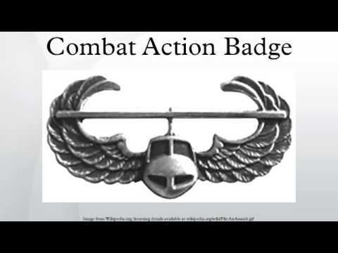 Combat Action Badge - YouTube