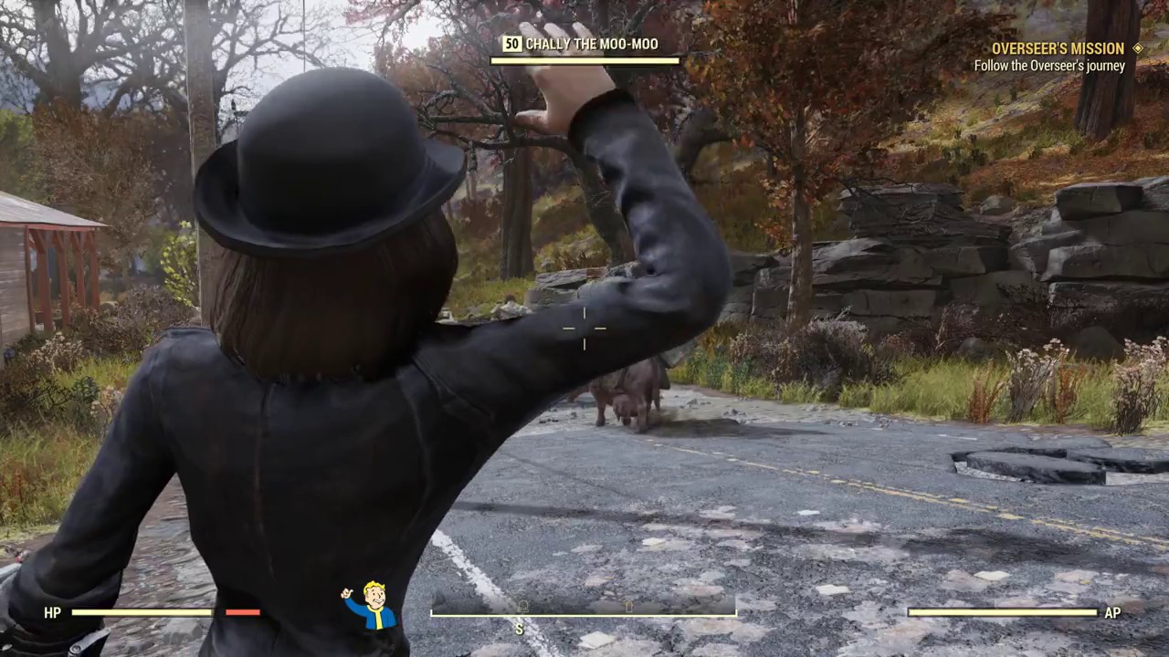 Fallout 76 - wandering NPC trader - Super Mutant Grahm and Chally the ...