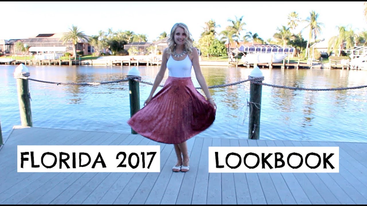 VACATION LOOKBOOK: Florida 2017 | illbringthelipstick - YouTube