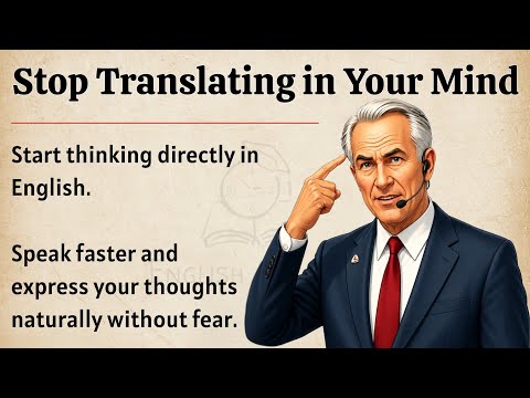 Stop Translating in Your Mind | Improve Your English Fluency | English Speaking Practice 
