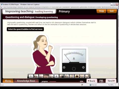 eLearning: story telling scenario with timeline - YouTube
