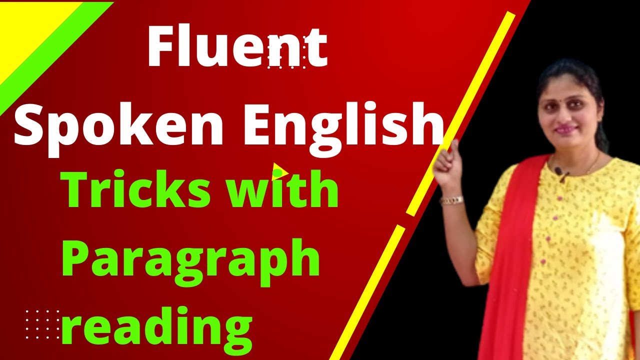 Tips For Spoken English with Paragraph Reading | Speak & learn English ...