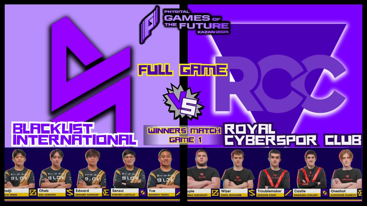 OHMY HADJI AND BLACKLIST DOMINATES COUNTRY HOST RCC | BLACK VS RCC GAME ...