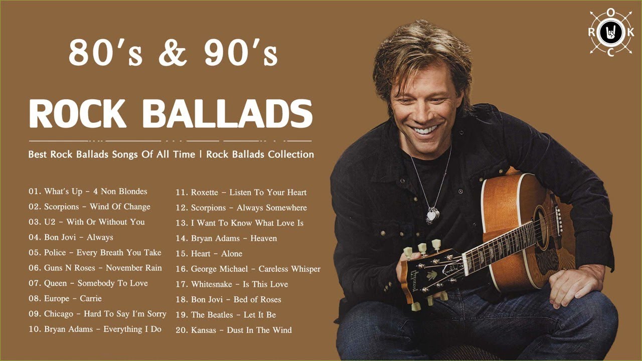 80's & 90's Rock Ballads | Best Rock Ballads Songs Of All Time | Rock ...