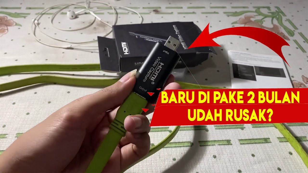 REVIEW CAPTURE CARD MURAH SETELAH 2 BULAN PAKAI - YouTube