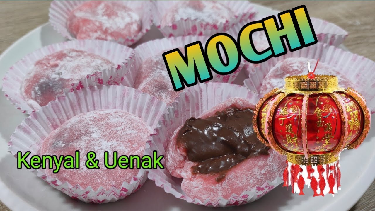 Mochi isi coklat lumer | Membuat makanan yang mudah, kenyal & Uenak ...