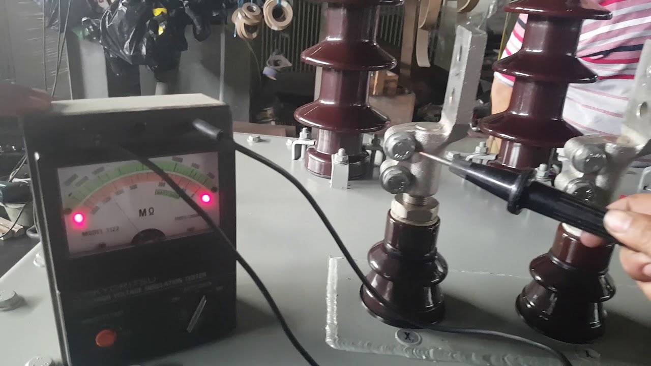 Pengecekan Trafo dengan Megger - YouTube