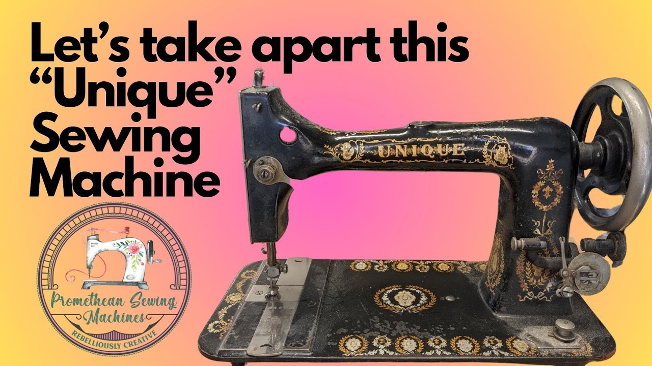 Taking Apart a "Unique" Antique Sewing Machine - YouTube