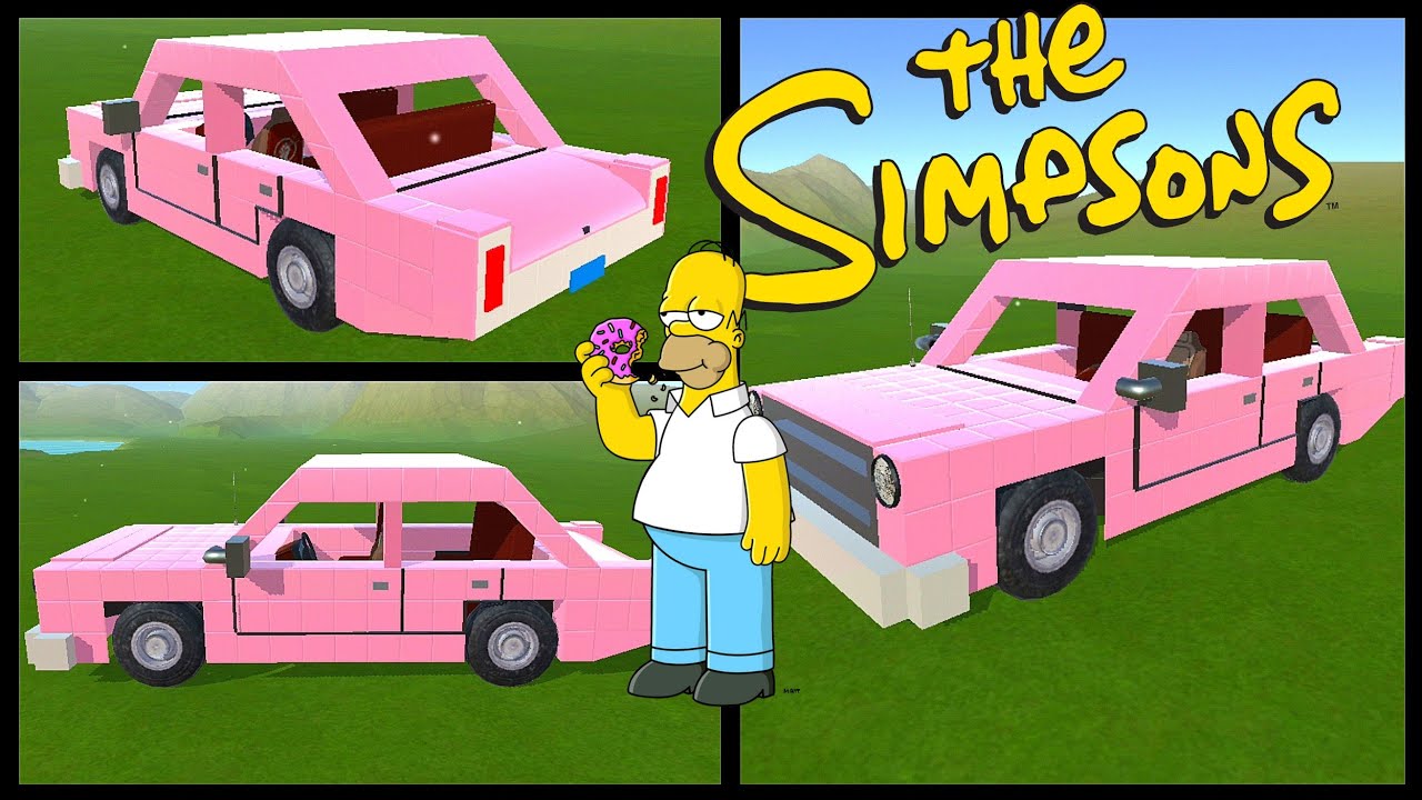 COCHE DE LOS SIMPSONS EN EVERTECH SANDBOX | TUTORIAL #211 - YouTube