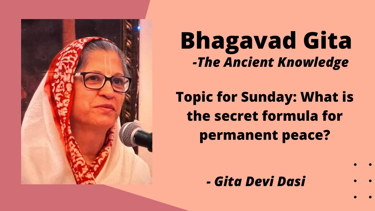 What is the secret formula for permanent peace? - YouTube