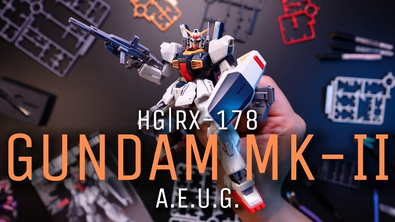 HG RX-178 Gundam MK II AEUG | Mobile Suit Zeta Gundam | ASMR Speed ...