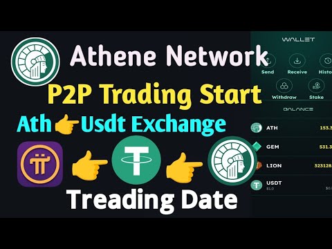 Athene Network P2P Trading || Ath Convert Usdt || Treading Date - YouTube