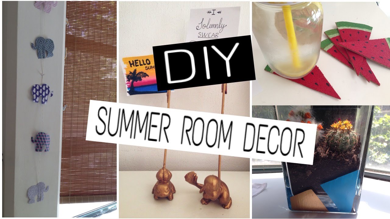 DIY: Decora tu cuarto / Summer Room Decor - YouTube