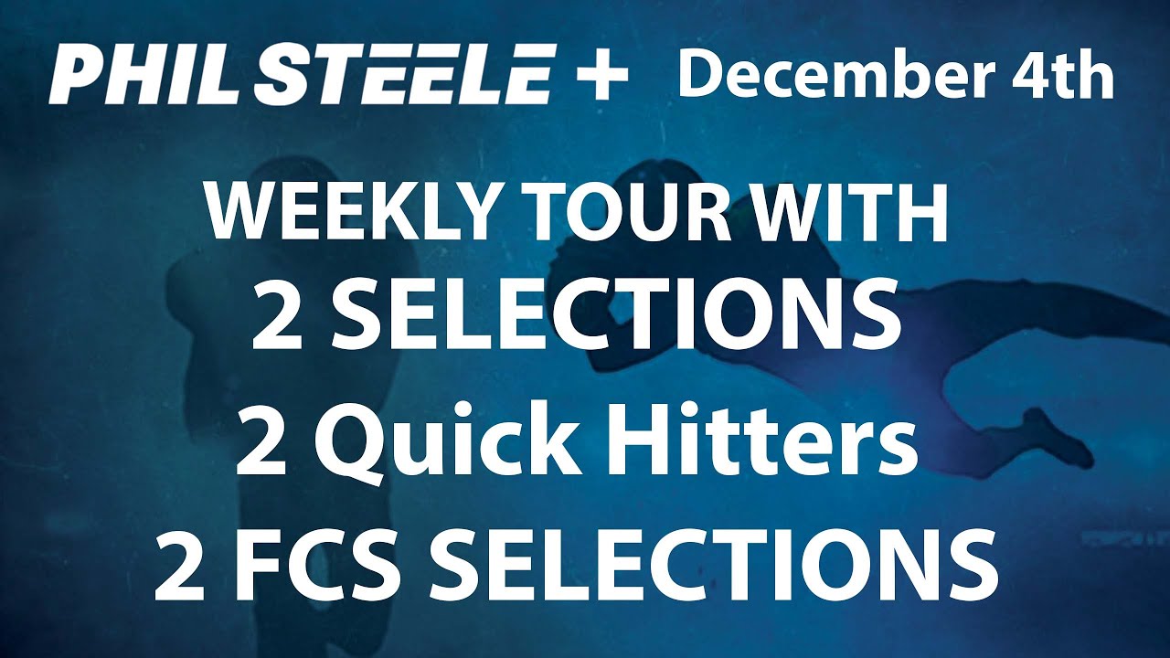 Phil Steele Plus Tour Dec 4th - YouTube